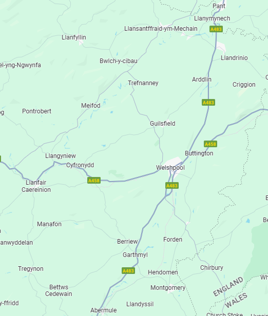 The area we cover – Welshpool Community Transport